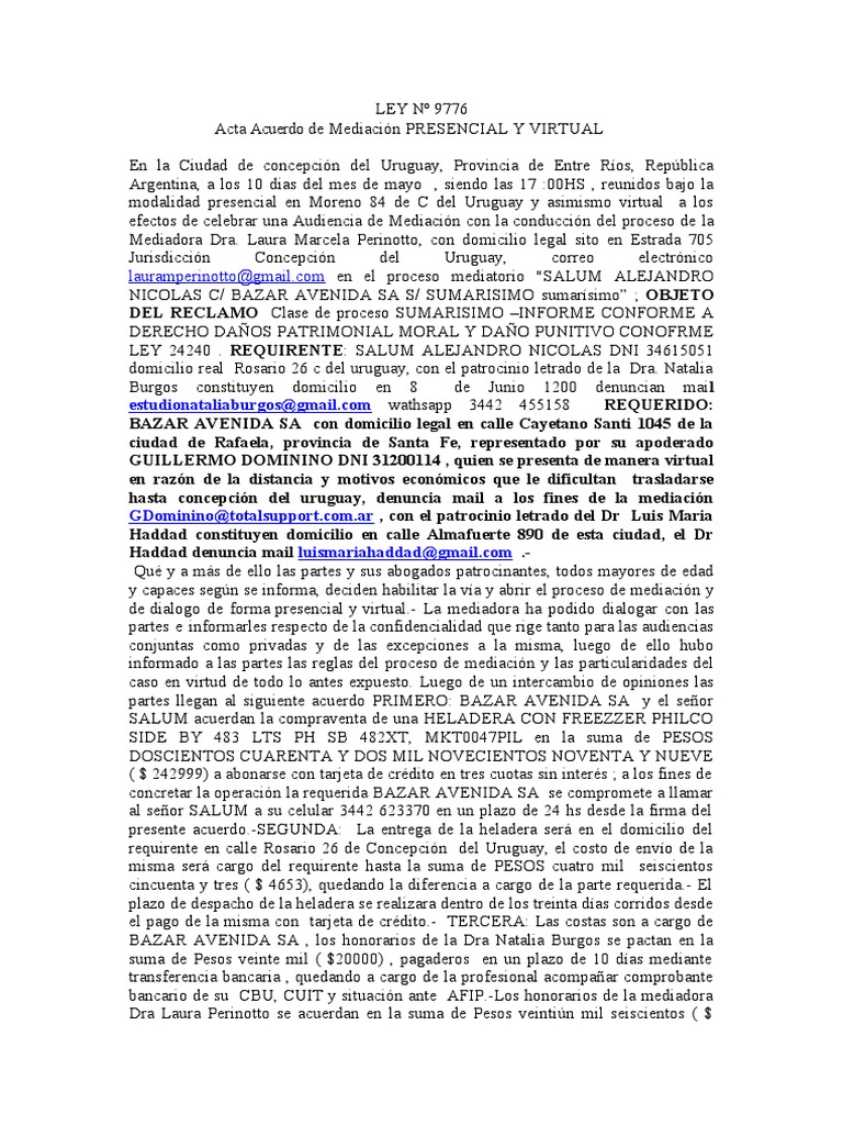 Modelo Mediación | PDF | Mediación