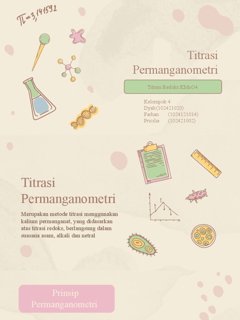 Titrasi permanganometri ppt | PDF