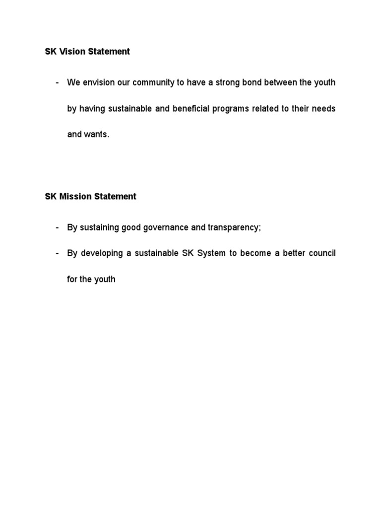 Viii. Sk Vision | PDF