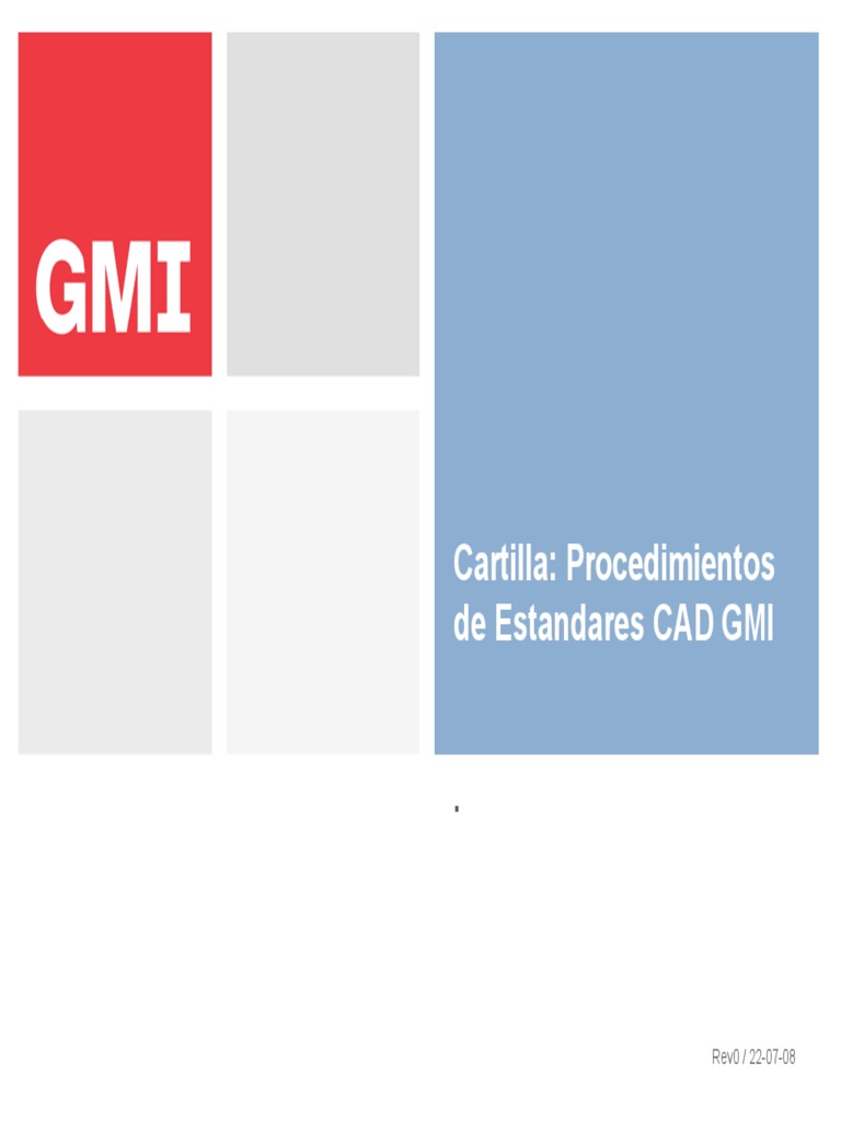 Procedimientos Estándares CAD GMI | PDF | Ciencias de la Tierra