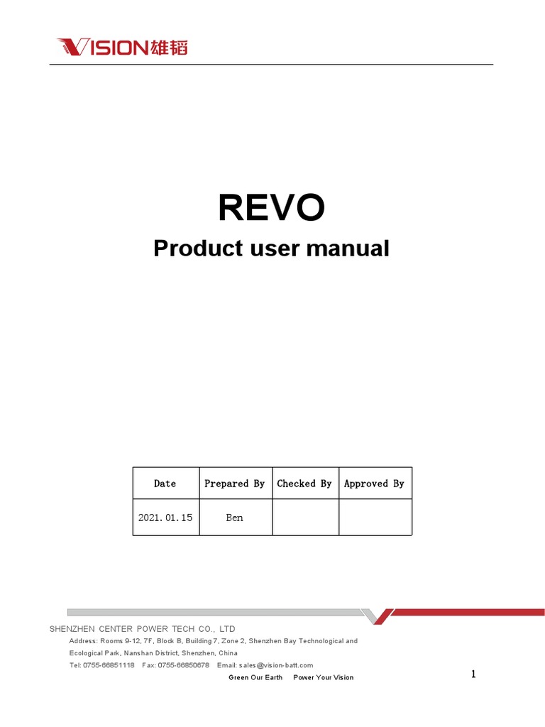 Lithium Ion Battery Manual Pdf High Voltage Rechargeable Battery