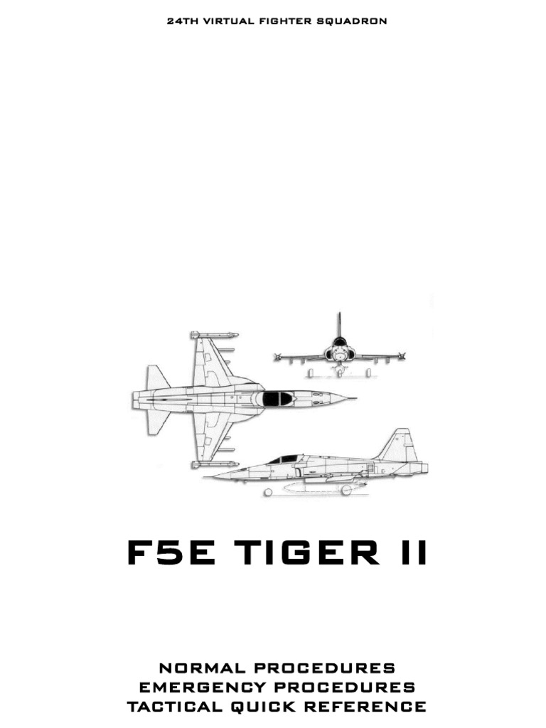 F5 Checklist REV 1 Pub Rel | PDF | Landing Gear | Aircraft Flight ...