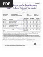 B.tech Marksheet | PDF