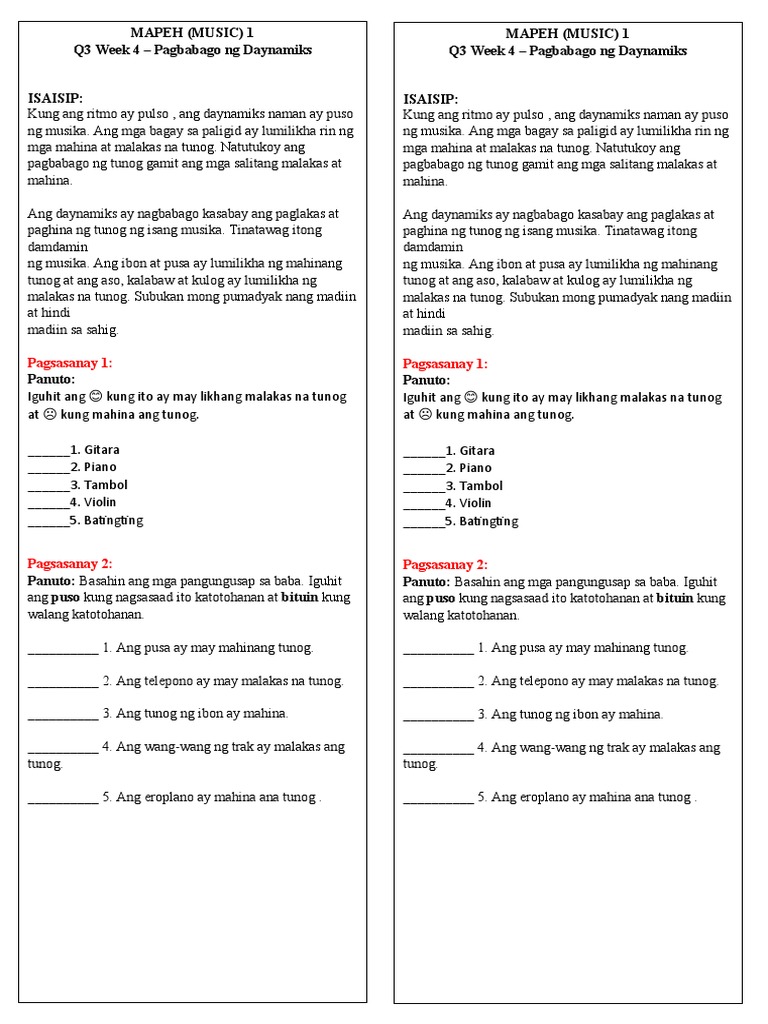 LECTURE-and-ACTIVITIES-IN-MAPEH-MUSIC-Q3-WEEK-4 | PDF
