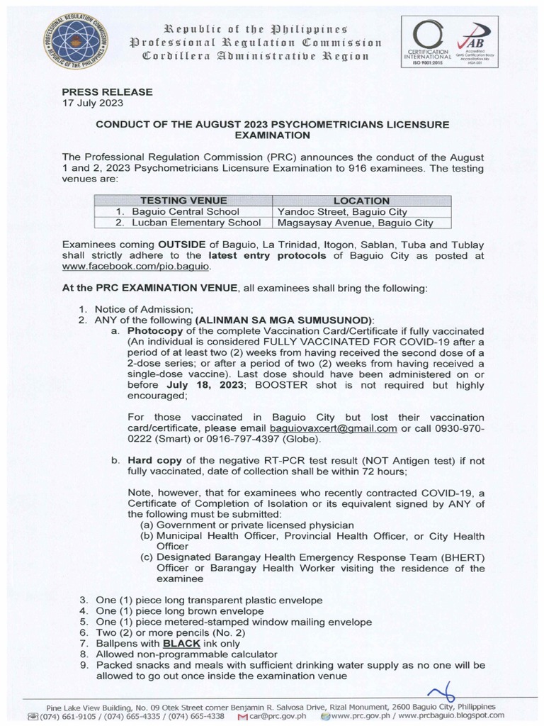 Psychometricians 08-2023 | PDF