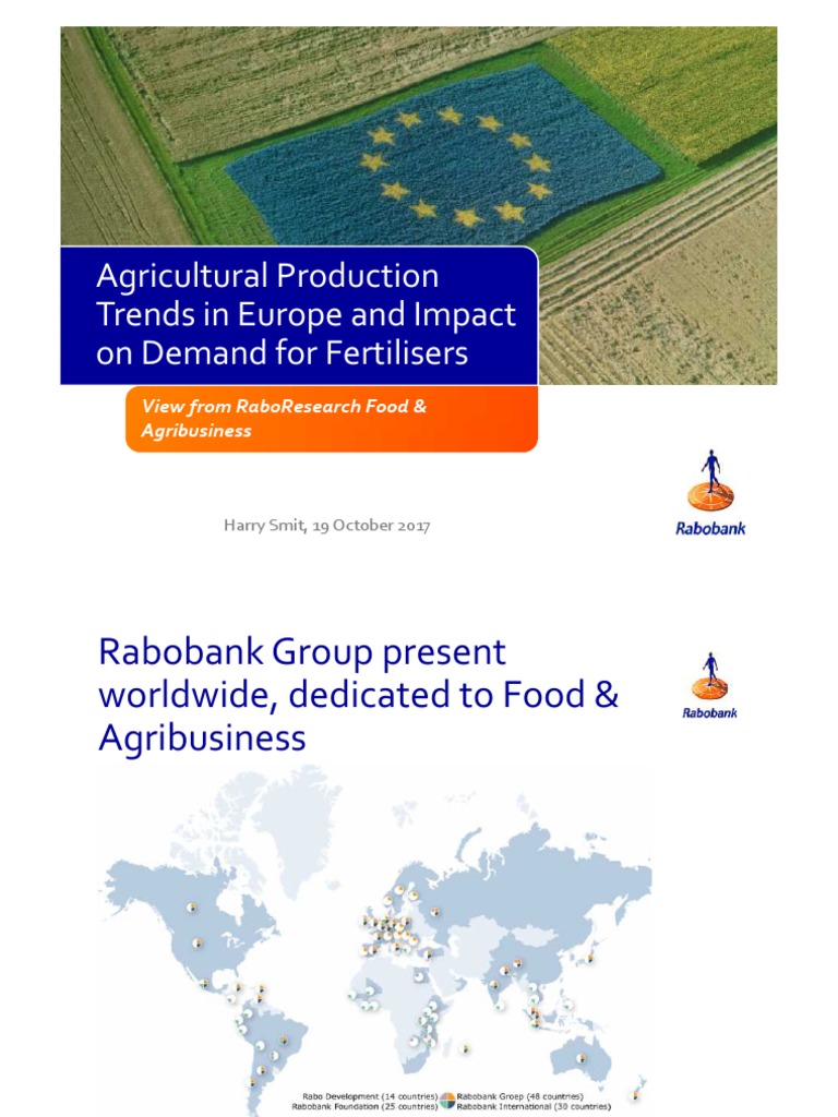 Harry Smit, Rabobank - Argus Europe Fertilizer 2017 | PDF | Fertilizer ...