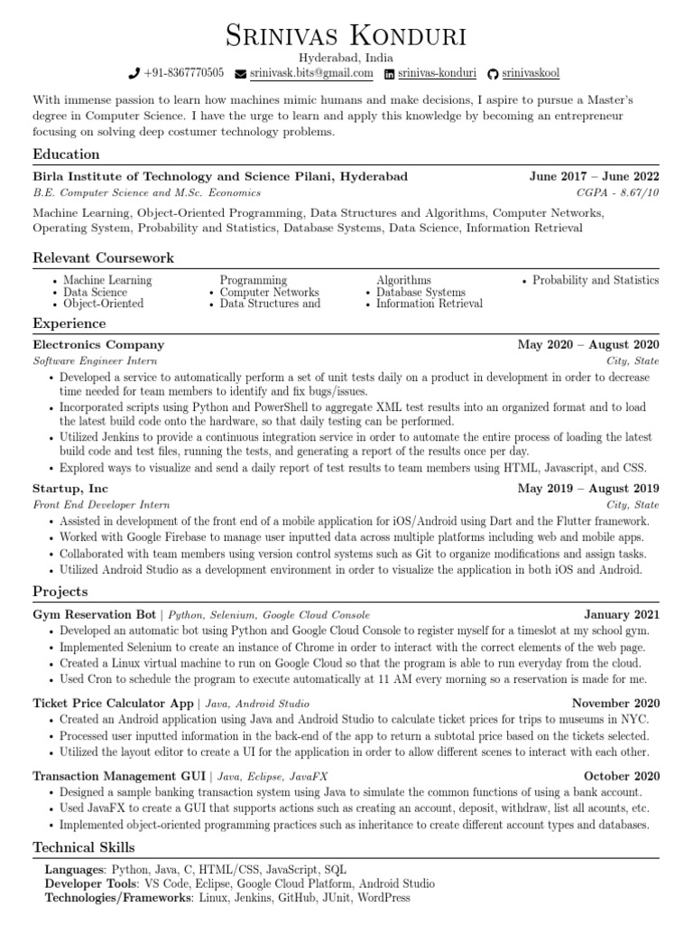 Jake S Resume Anonymous | Download Free PDF | Mobile App | Java (Programming Language)