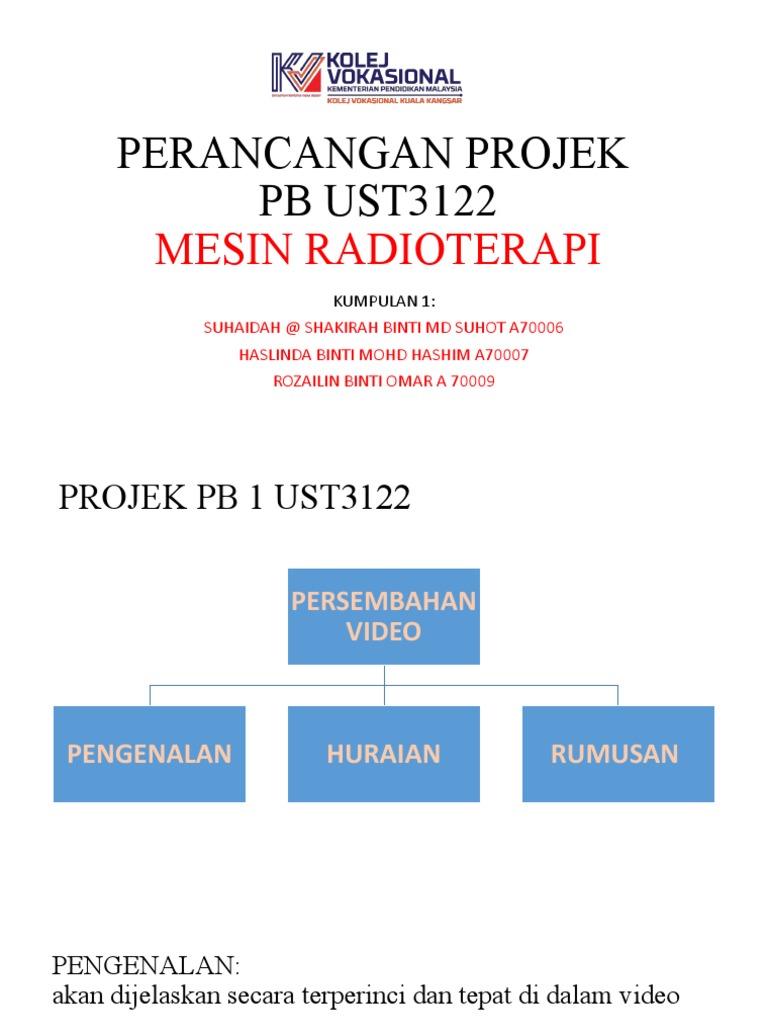 Contoh Pembentangan Perancangan Projek | PDF