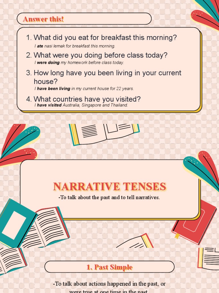 Narrative Tenses | PDF