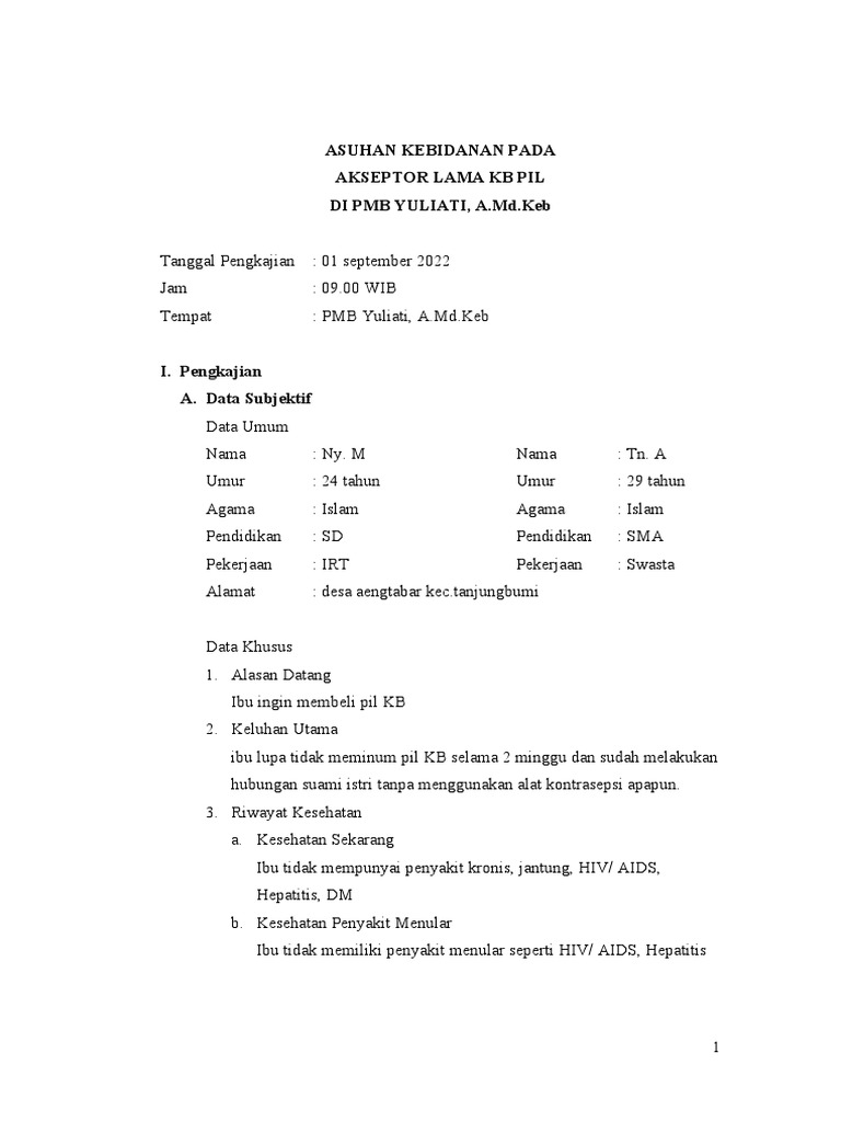 Yuliati SOAP KB Darurat Kel.c | PDF