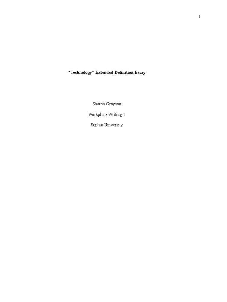 Technology Extended Definition | Download Free PDF | Science | Knowledge