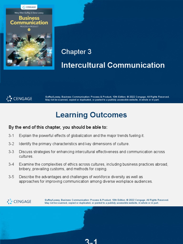 Guffey Ch03 Intercultural Communication | PDF | Communication | Bribery