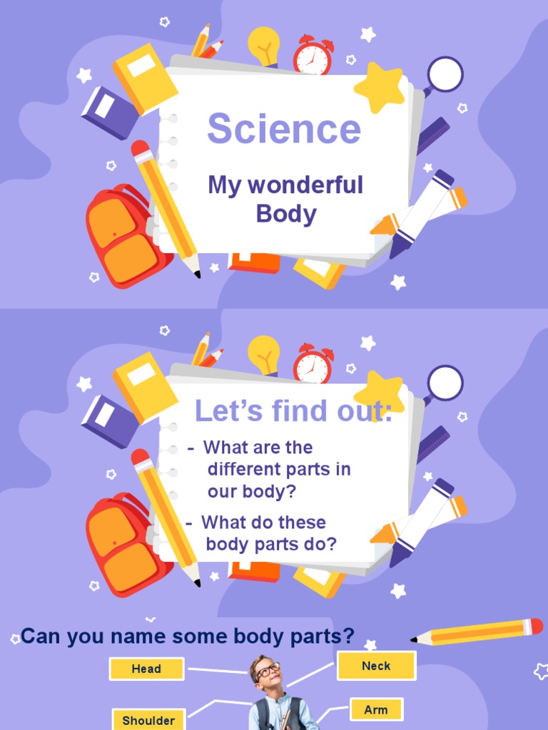 Science P2 My Wonderful Body | PDF | Skeleton | Heart