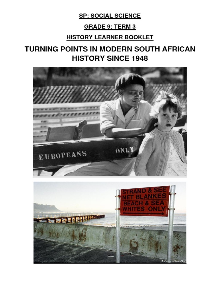 Gr9 - T3 - Hist - LearnerBooklet - South African History | PDF ...