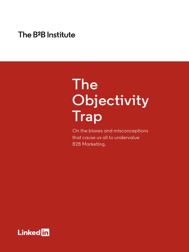 The Objectivity Trap Spreads v2 | PDF | Marketing | Behavior