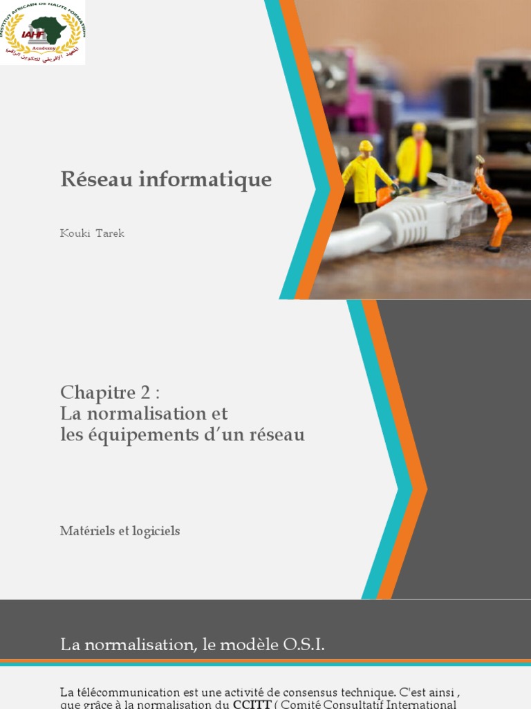 Normalisation et équipements réseau OSI | PDF | Réseau informatique ...