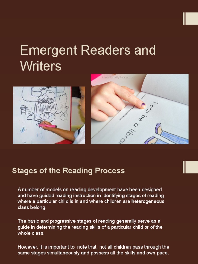 Understanding Emergent Readers' Stages | PDF | Phoneme | Communication