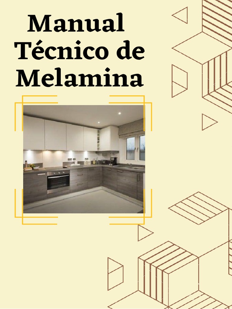 Manual Técnico de Melamina | PDF | Madera | Sector secundario de la economía