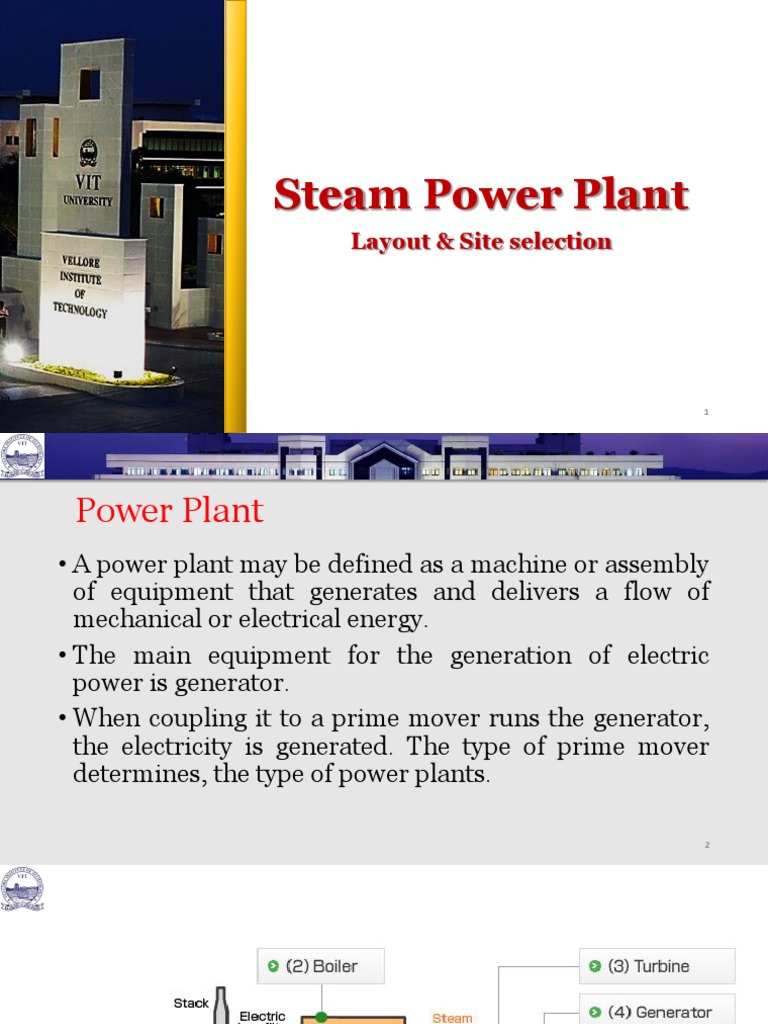 Layout and Site Selection | PDF | Power Station | Steam Engine