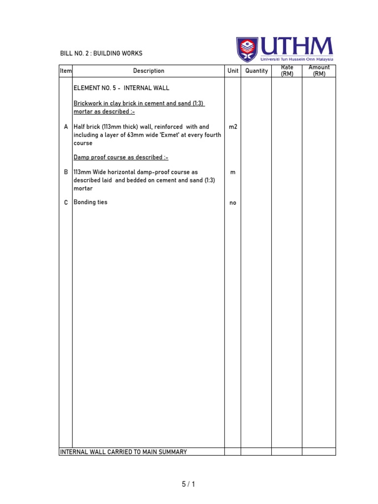 Internal Wall | PDF