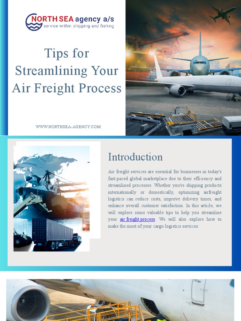 Tips For Streamlining Your Air Freight Process | PDF | Cargo | Logistics