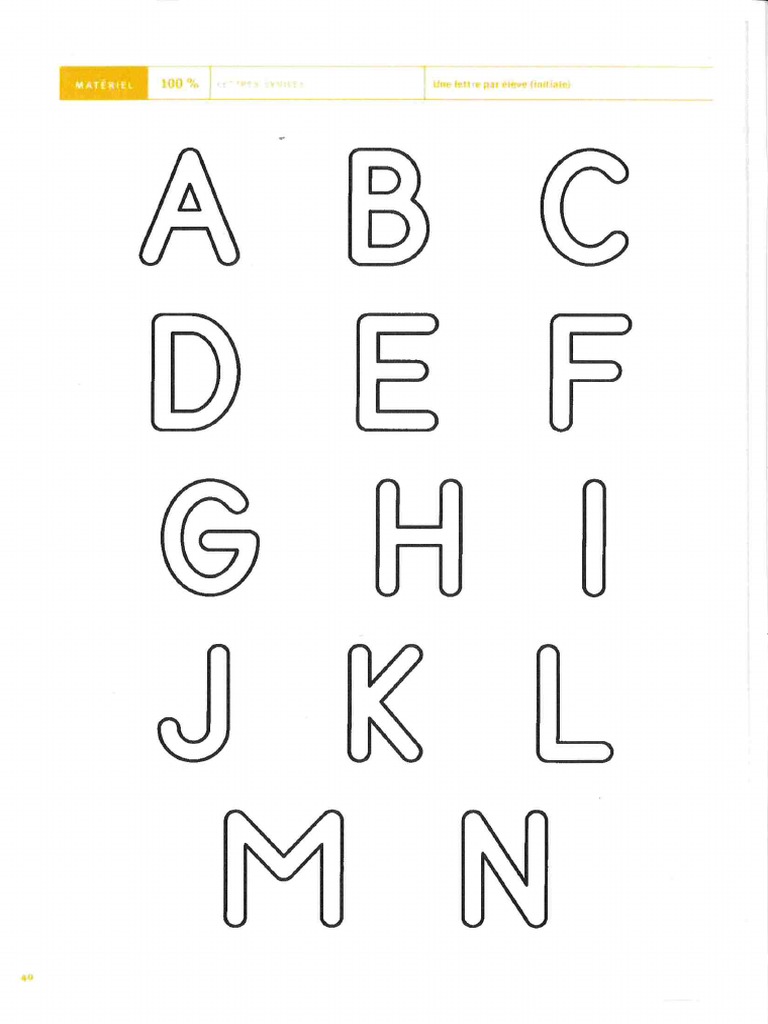 Alphabet Évidé | PDF