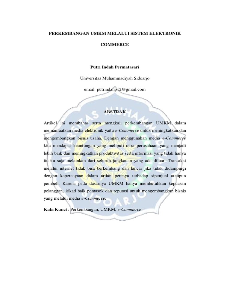 Putri Indah Permatasari 166120600005 | PDF