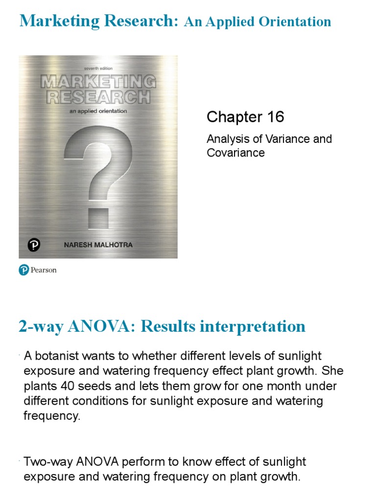 ANOVA Malhotra Mr7e 16updated | PDF | Analysis Of Variance | Level Of ...