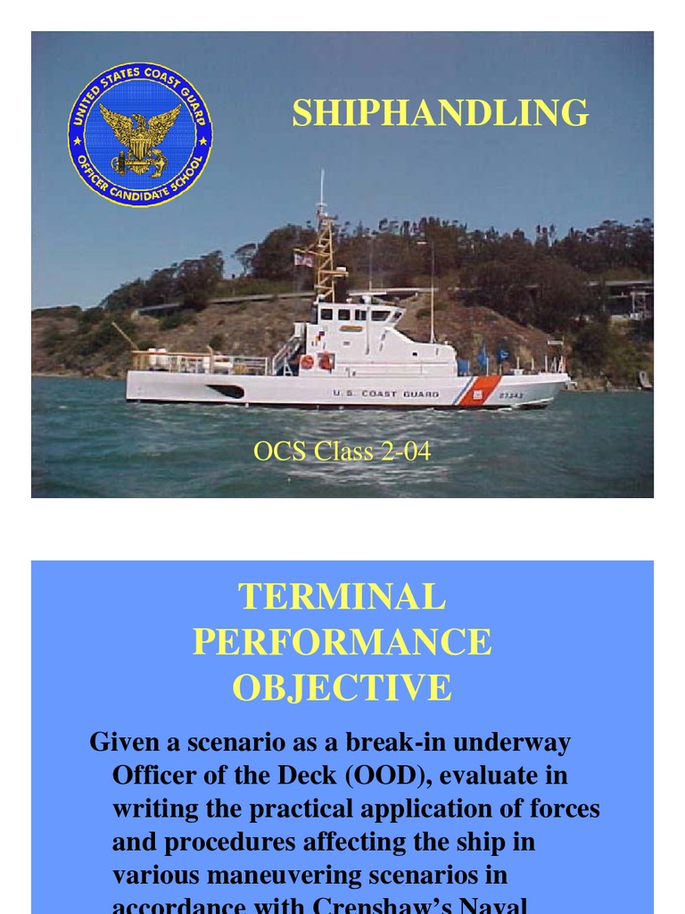 Ship Handling Theory | PDF | Propeller | Rudder