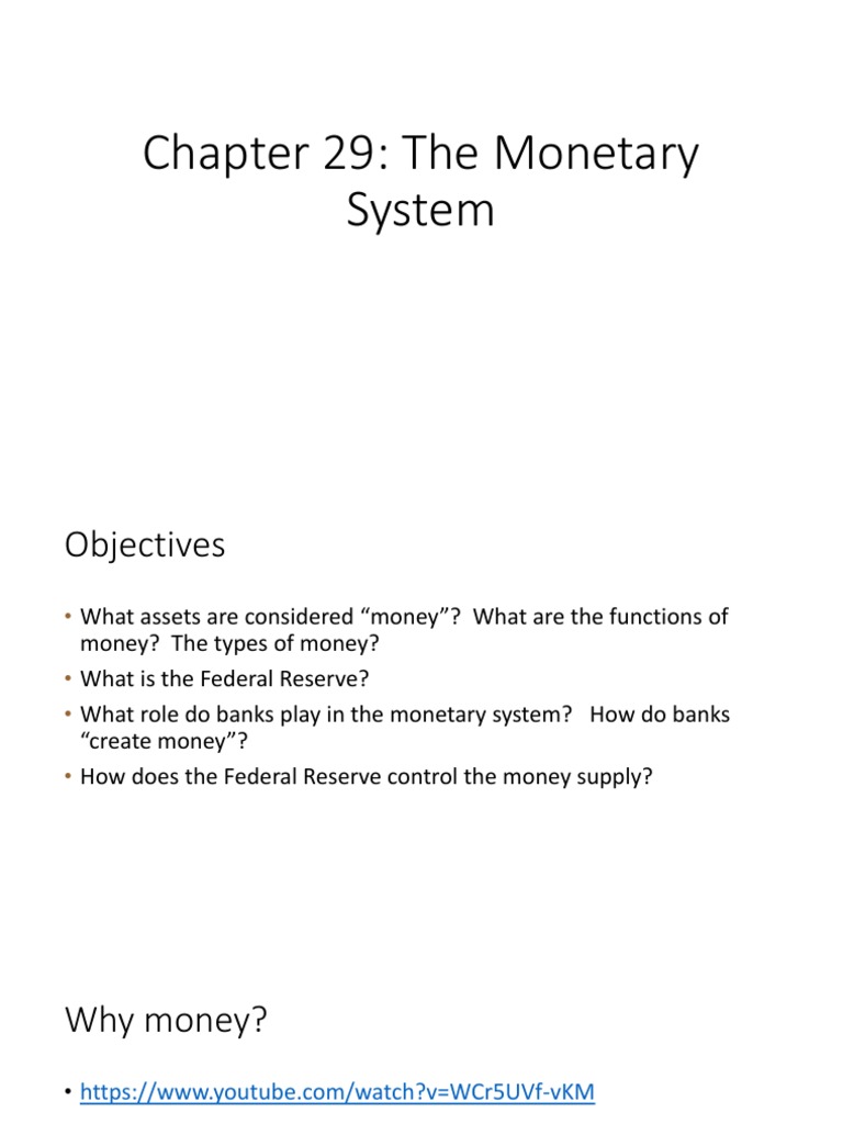 Understanding the Monetary System | PDF | Money Supply | Money