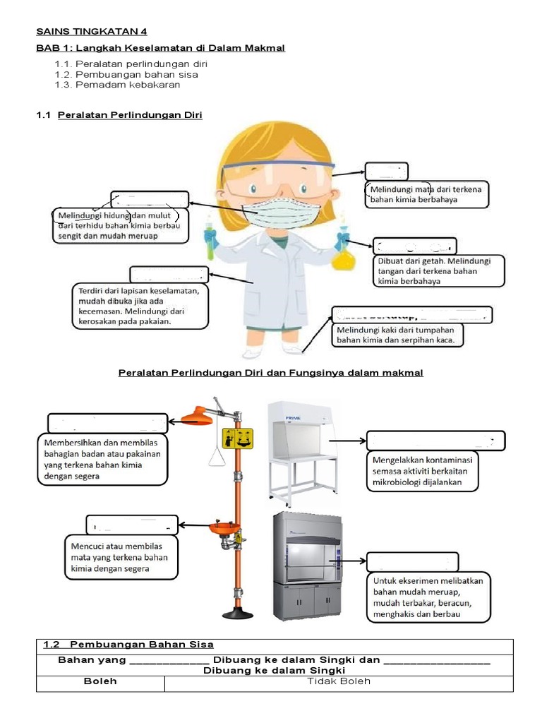 Handout Sains T4 Bab 1 Pdf