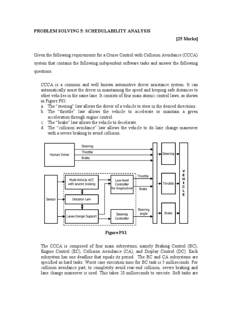 Problem Solving 5 Rt Scheduling Analysis Soalan 2023 Pdf Vehicles Computing