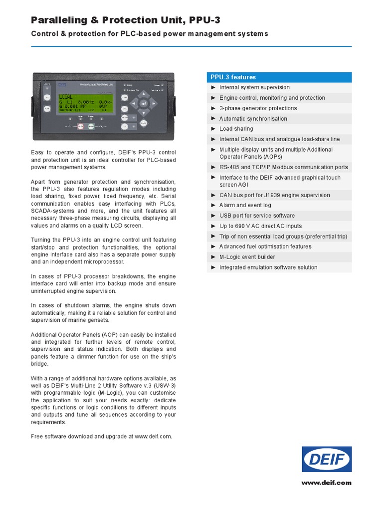 Ppu 3 Marine Offshore Uk | PDF | Programmable Logic Controller | Electrical Engineering