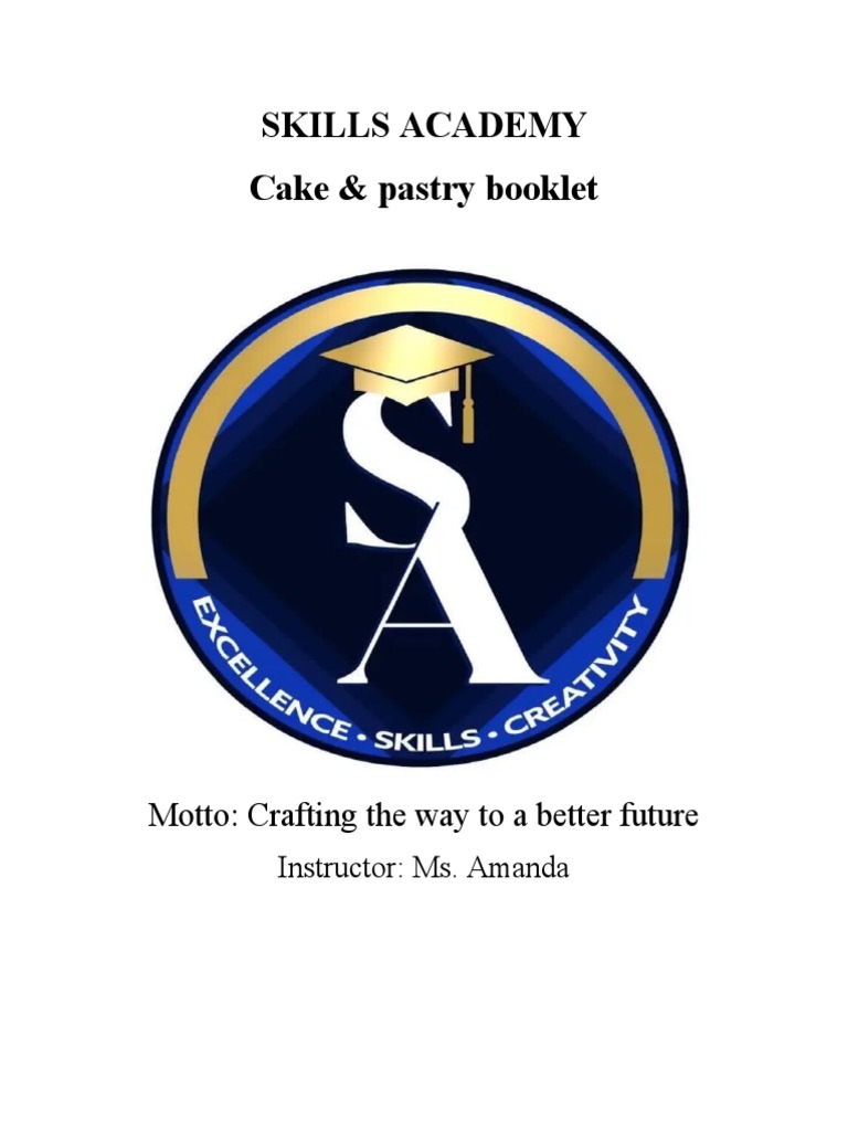 Cake and Pastry Recipe Booklet | PDF | Cakes | Custard
