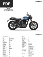 Royal Enfield Hunter 350 Specifications | PDF | Anti Lock Braking ...