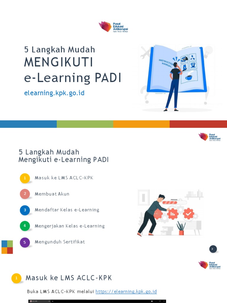 Panduan e-Learning PADI | PDF