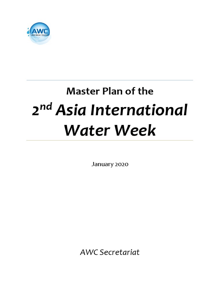 2nd AIWW MP (Draft) PDF | PDF | Sustainability | Water Security
