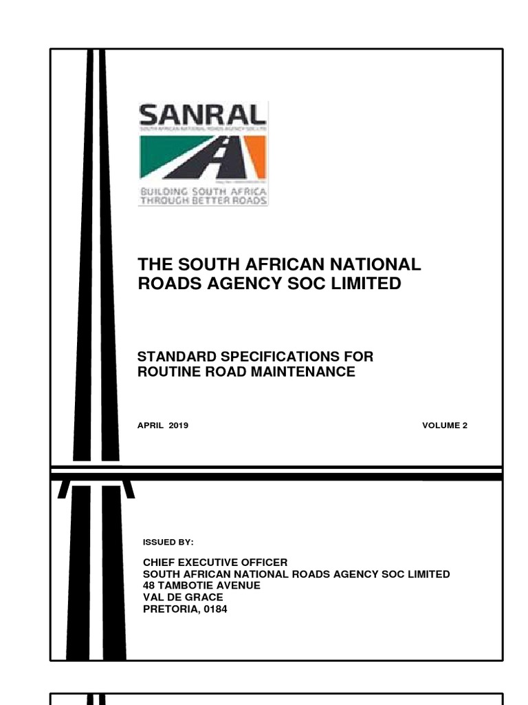 Standard Specifications for Road Maintenance | PDF | Road | Value Added Tax