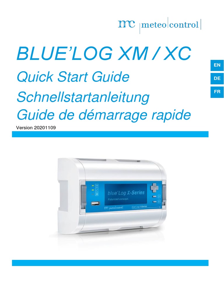 Quick Start Bluelog - XM - XC - de - en - FR | PDF | Ip Address ...