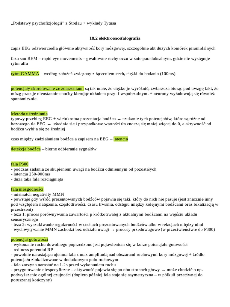 Strelau Wykłady | PDF