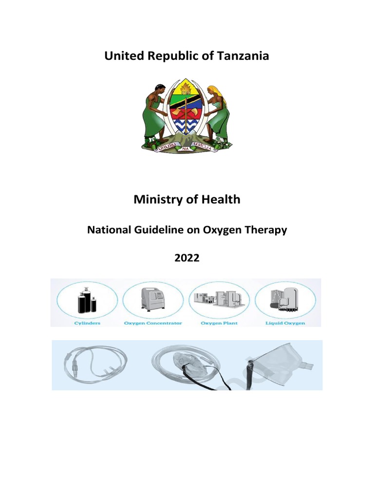 Tanzania Oxygen Therapy Guidelines 2022 | PDF | Hypoxia (Medical ...