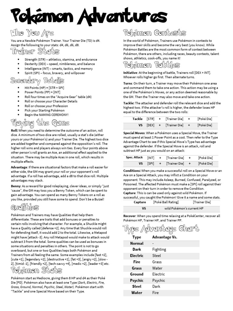 Pokemon Adventures | PDF | Pokémon | Tabletop Games