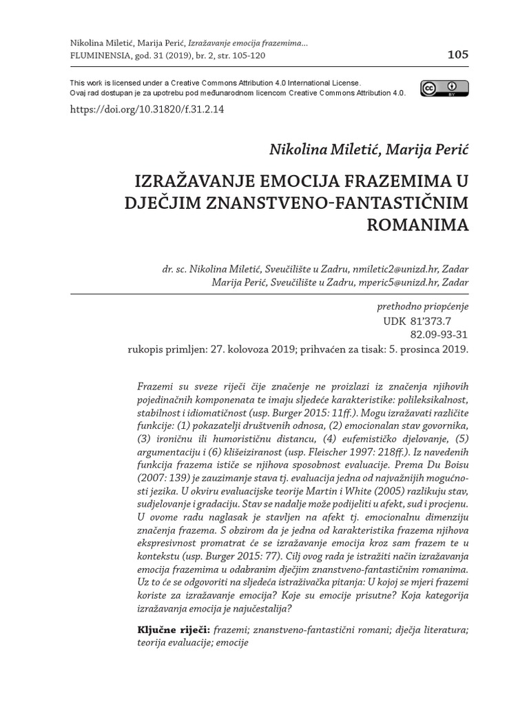 15 Fluminensia 2019 2 Miletic Peric | PDF