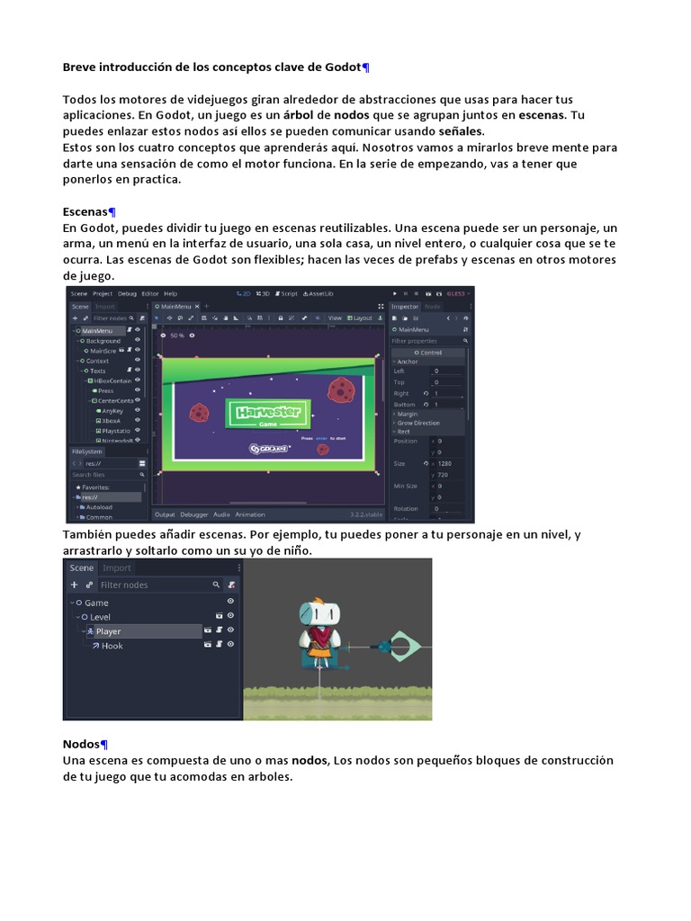 GODOT ENGINE MANUAL EN ESPAÑOL | PDF | Lenguaje de programación | .NET ...