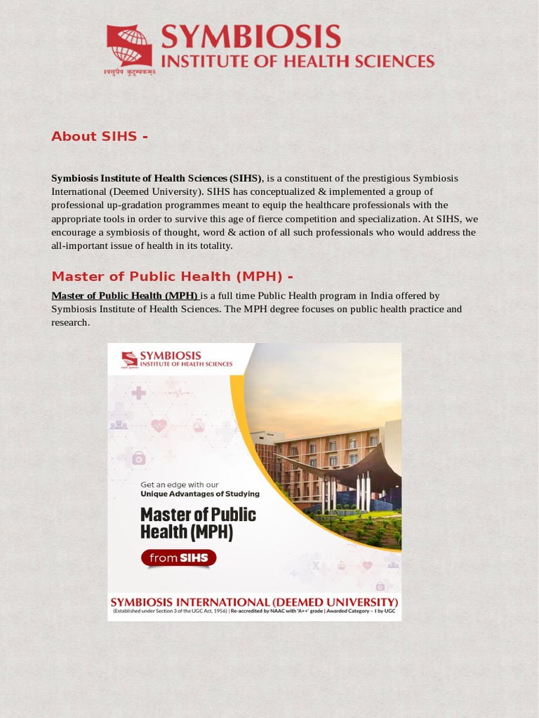 Master of Public Health | PDF