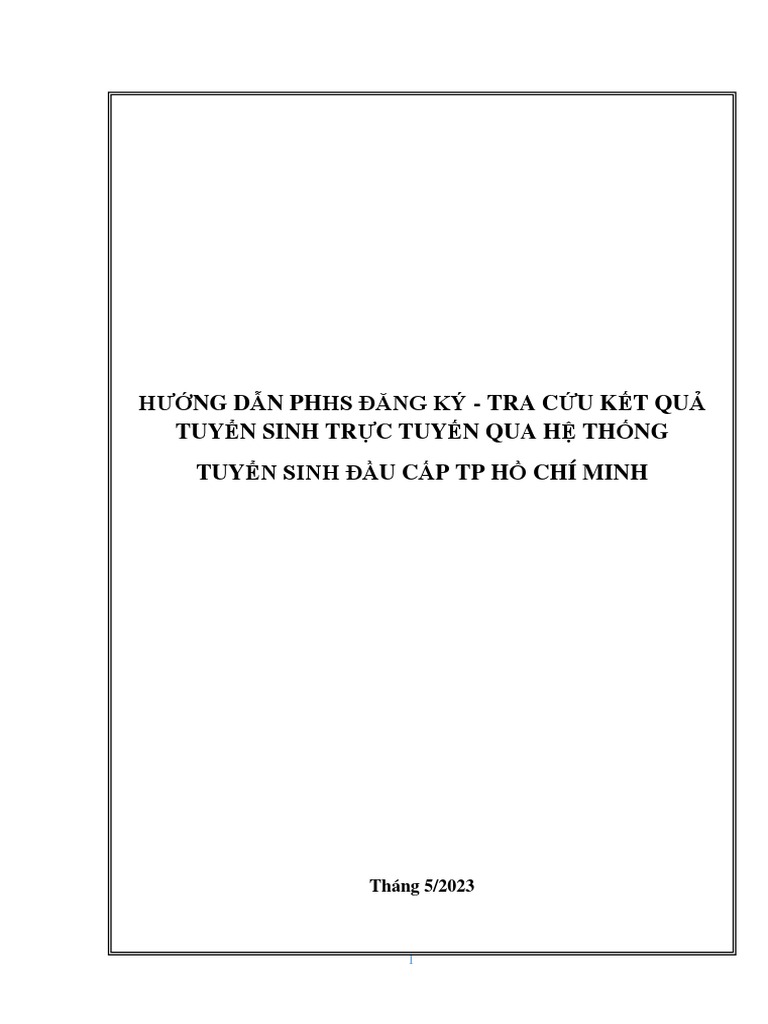 PHHS Dangky Tracuutttuyensinh 2023 Q7 | PDF