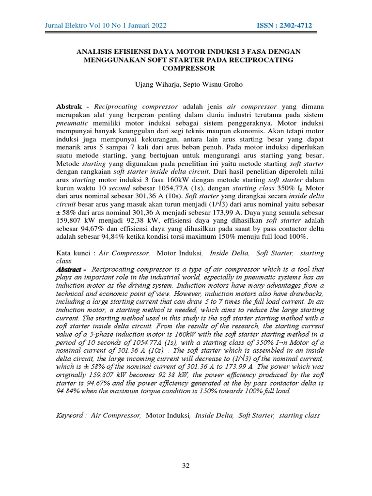 Reciprocating Compressor, Ujang & Wisnu 2022 | PDF