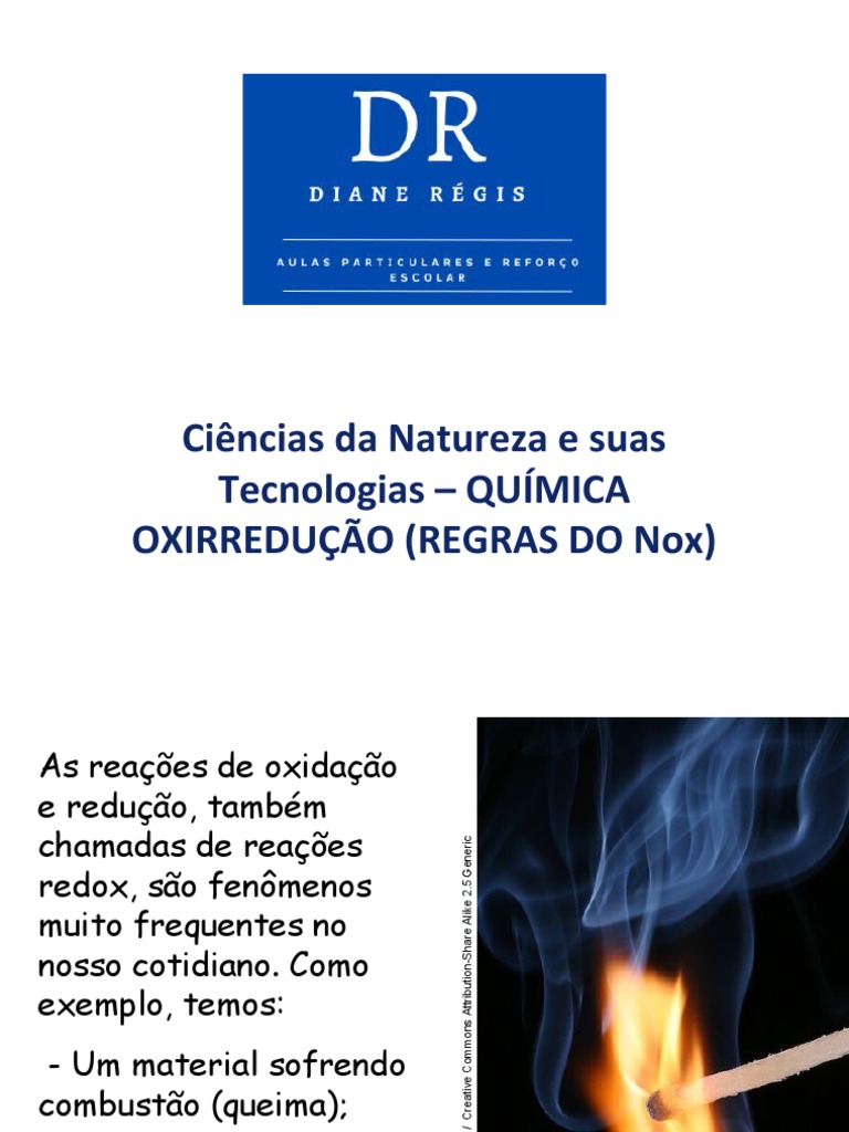 Aula Oxirredução (Regra Do Nox) | Download grátis PDF | Redox | Reações ...