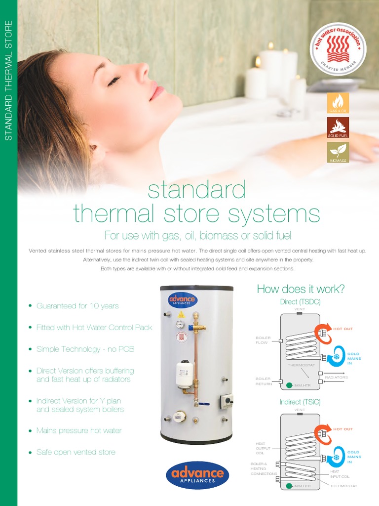 Standard Thermal Store Dec 21 | Download Free PDF | Water Heating | Boiler