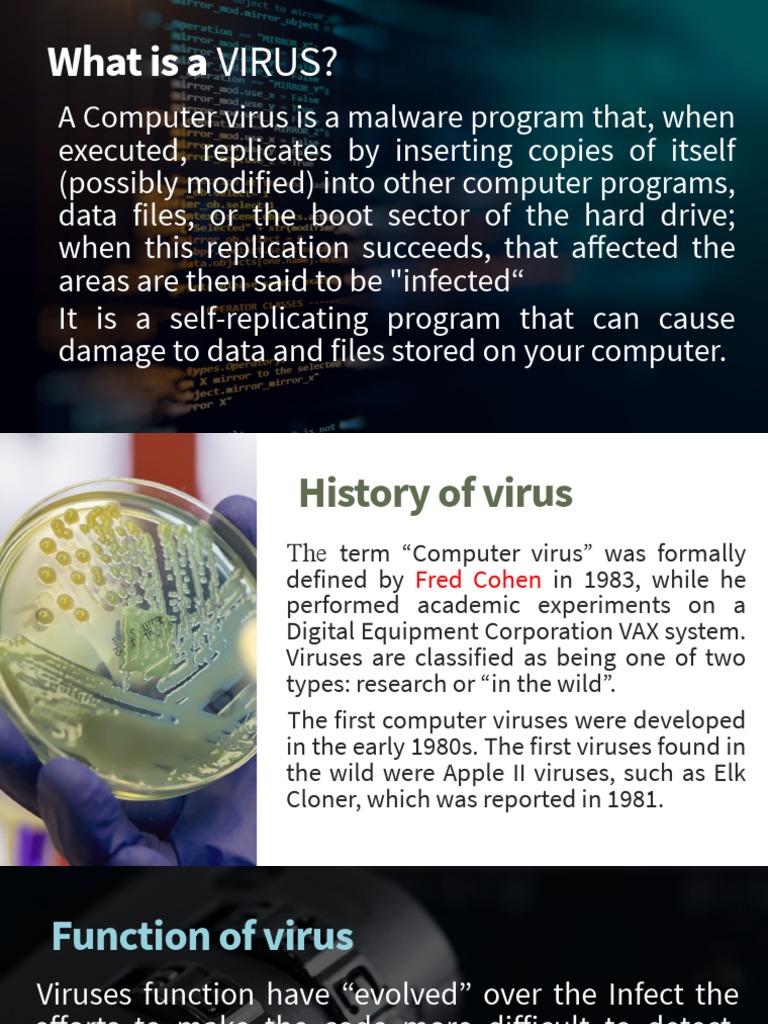 History of Virus | PDF | Computer Virus | Malware